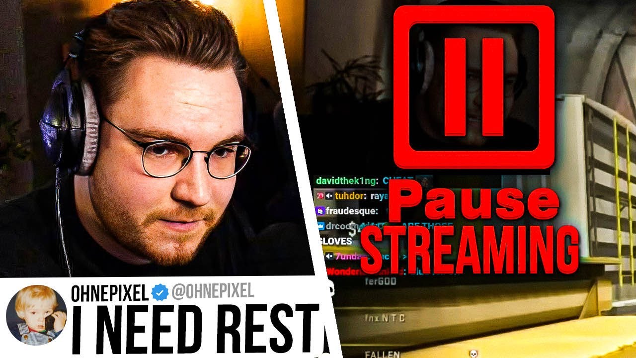 OhnePixel Addresses Break from Streaming and CS | CS NEWS - YouTube