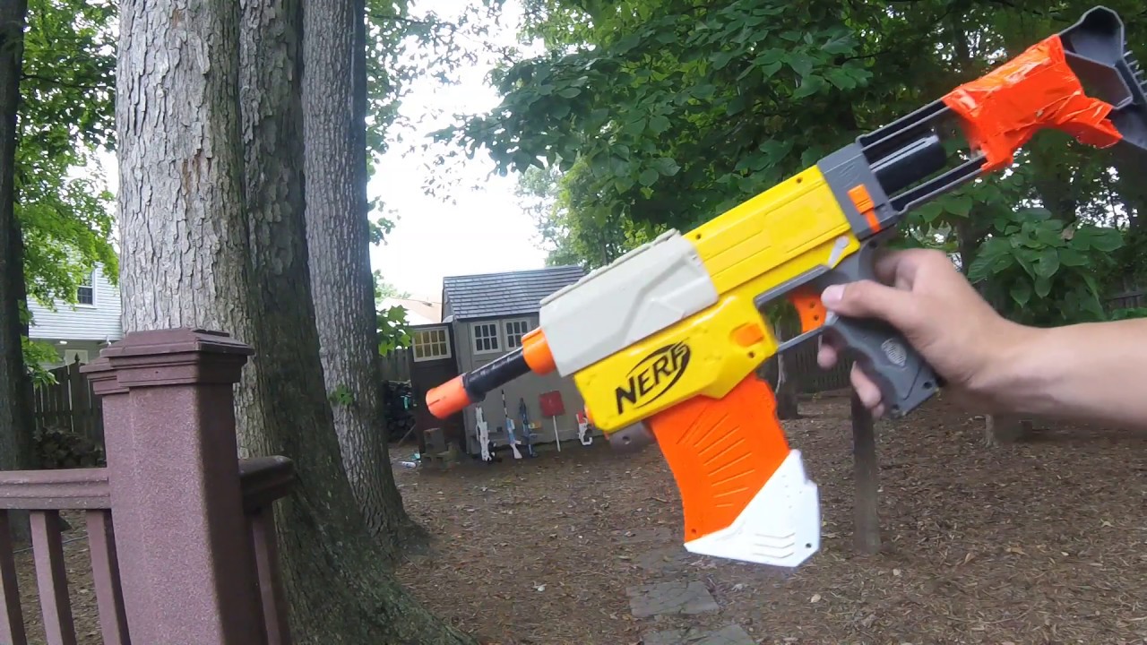 Nerf flywheel vs Springer test - YouTube