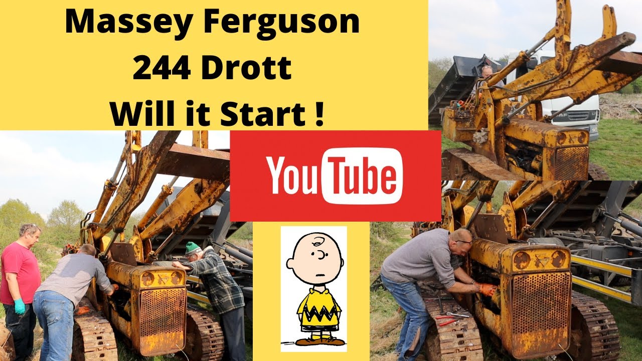 Massey Ferguson 244 Drott part 3 - YouTube