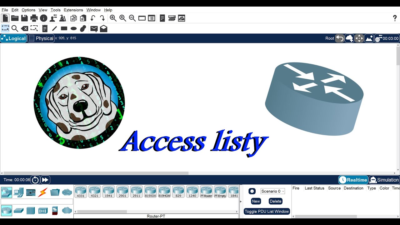 Access Listy Acl Cisco Packet Tracer Tutorial 7 Youtube