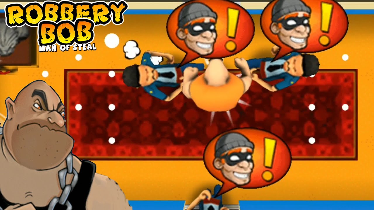 Robbery Bob 1 - Orange Biff Using Teleport mine #12 - YouTube