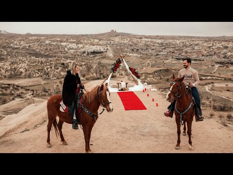 Kapadokya'da At Turunda Evlilik Teklifi / Cappadocia Proposal