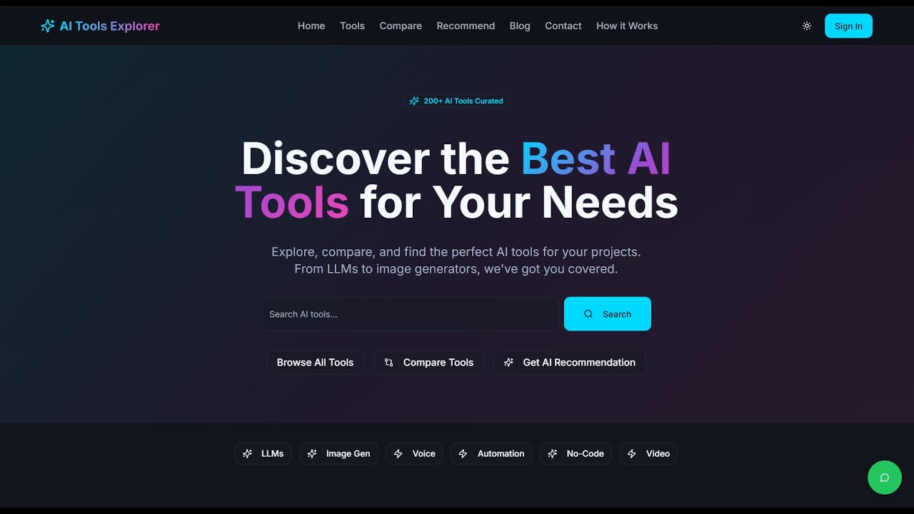 AI Tools Explorer Discover, Compare & Find Best AI Tools Personal ...