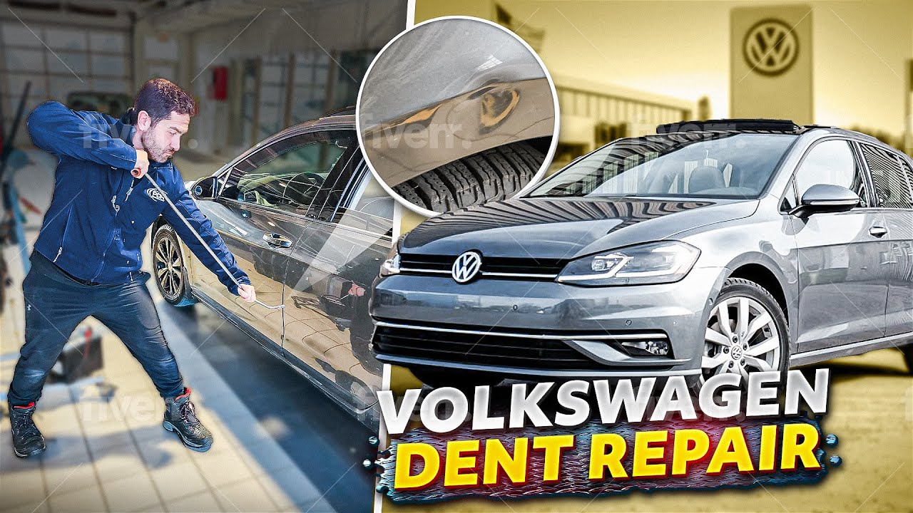 VOLKSWAGEN DENT REPAIR ! - YouTube