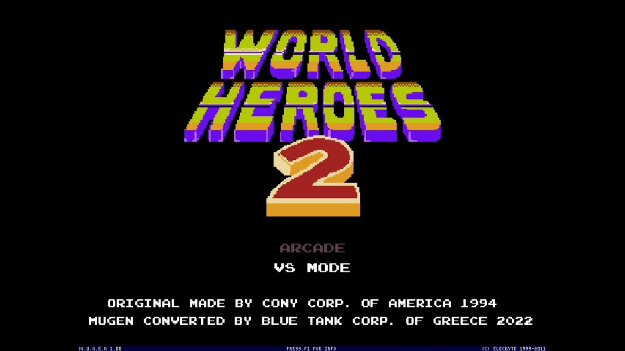 World Heroes 2 (NES) MUGEN Screenpack - YouTube