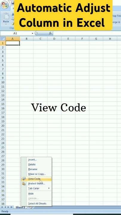 Automatic Column Adjust in Excel 😎|| Advance Excel 🔥||#shorts #excel #exceltips #exceltutorial ...