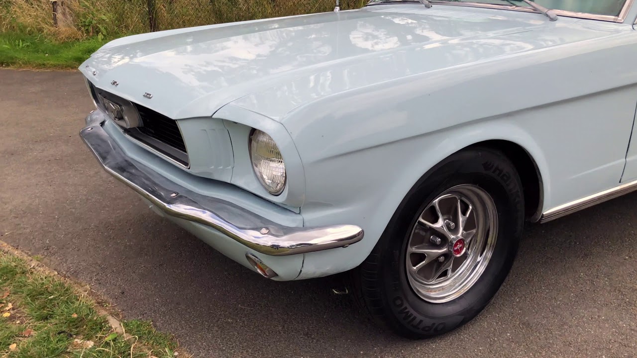 For Sale: 1966 Arcadian Blue Ford Mustang V8 Auto Coupe PROJECT - YouTube