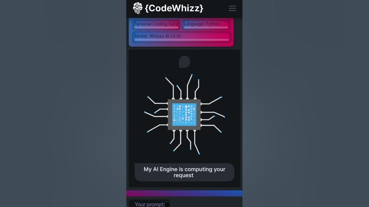 Generate Code on the go with {CodeWhizz}, the powerful AI Code Generator for Python - Mobile ...