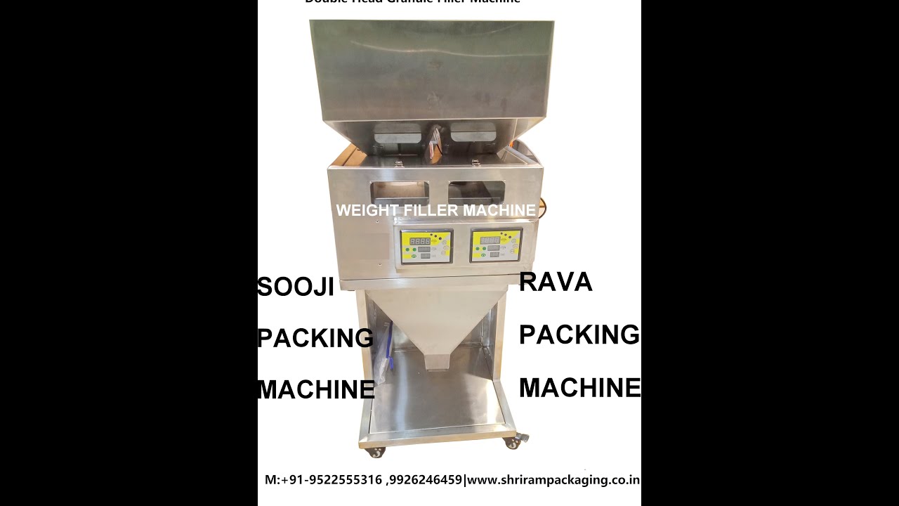 Weight Filler Machine|Sooji Packing Machine |Dalia Packing Machine|Rava ...