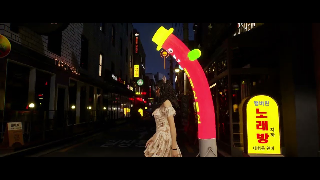 Inzoi Walking Through the City at Night | No HUD, Ultra Graphics ...