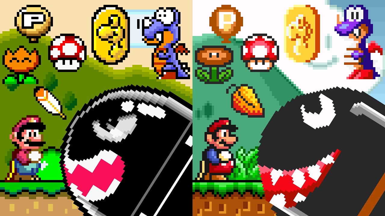 Super Mario World (SNES) - SMB1 Style. ᴴᴰ - YouTube