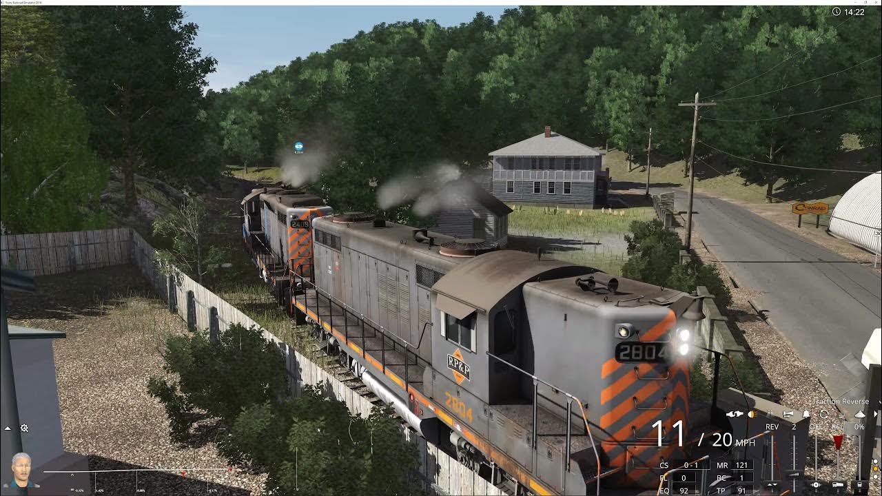 Trainz TRS19 - EMD GP9 - Log Service - 4K UHD - YouTube