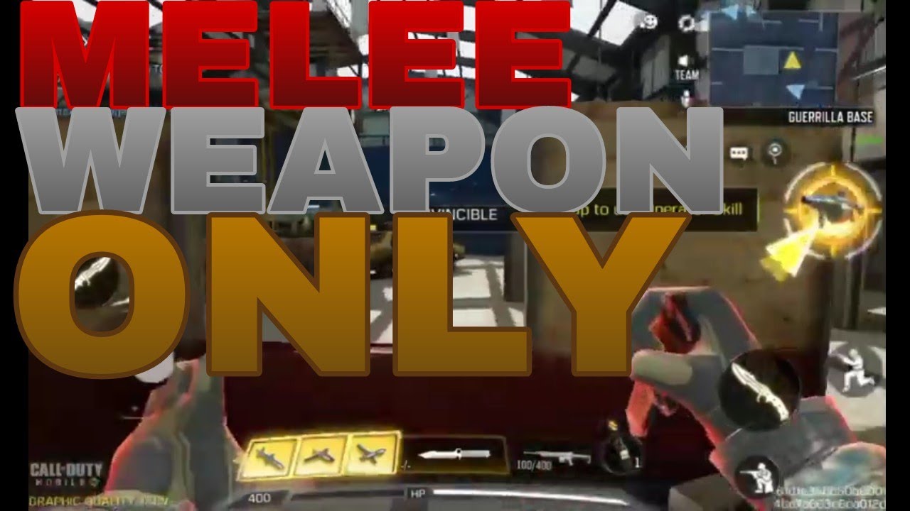 Playing CoDM using only a melee weapon - YouTube