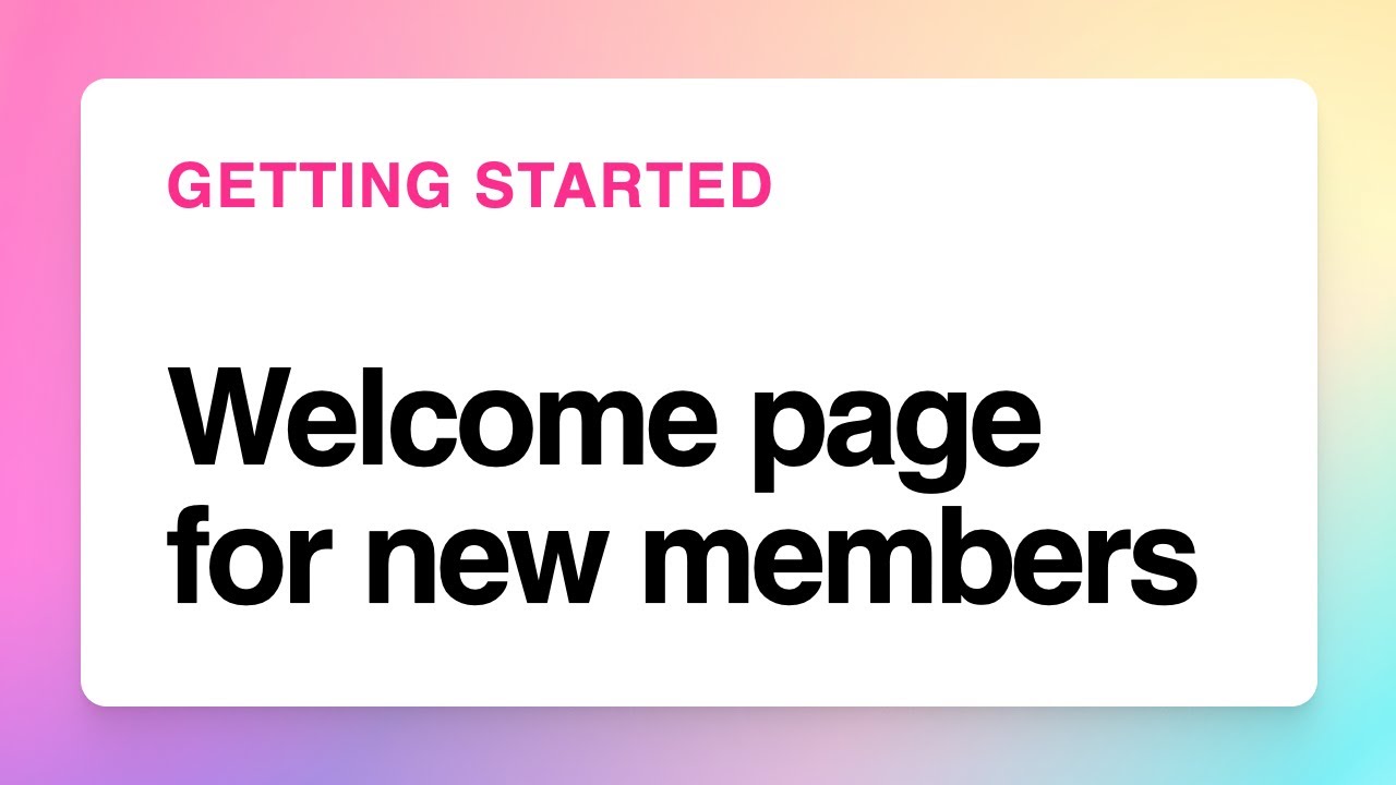 Welcome Our New Members