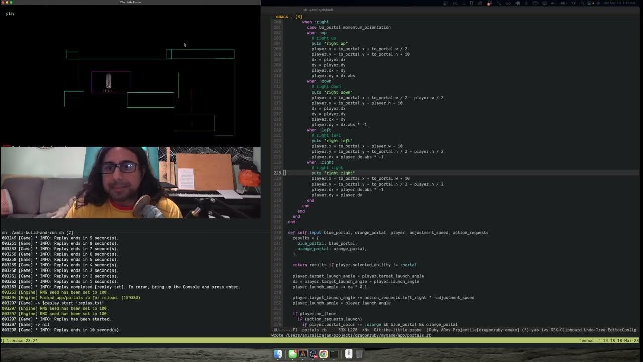 DragonRuby Game Toolkit - Gameplay recording and replay capabilities in action. - YouTube