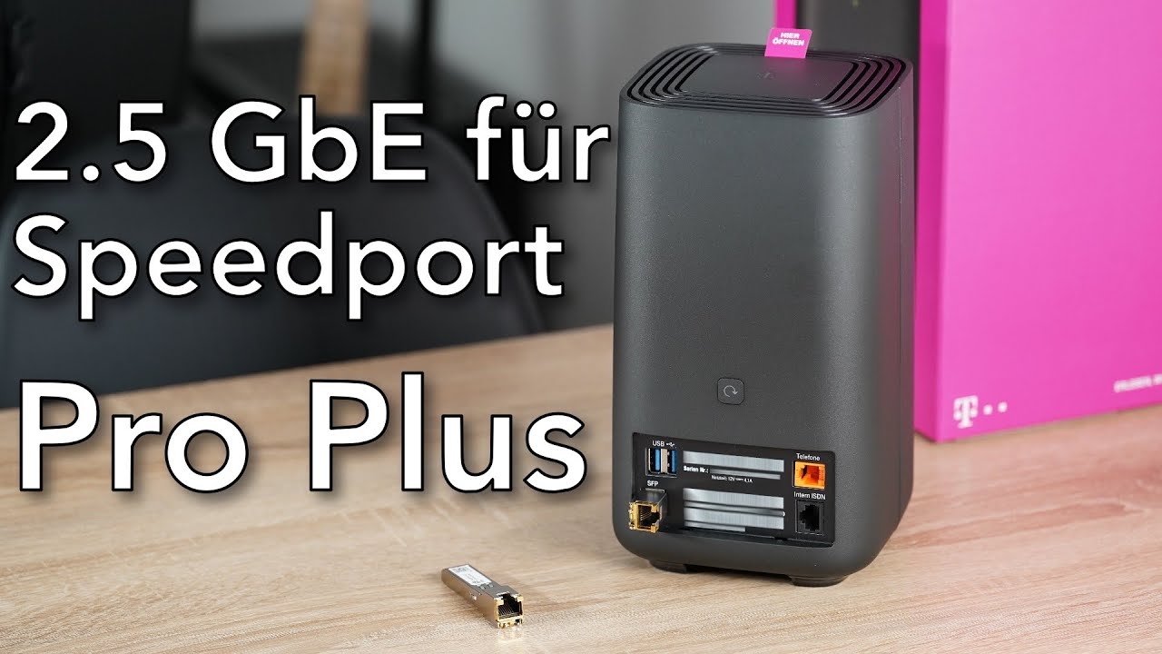 Speedport Pro Plus - SFP-Slot aktiv geschaltet! - YouTube