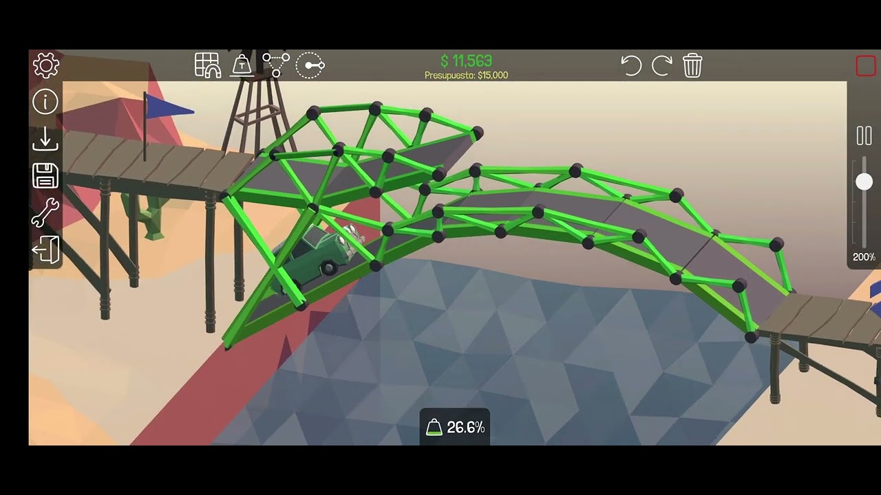 Poly bridge 2-14 best solution - YouTube