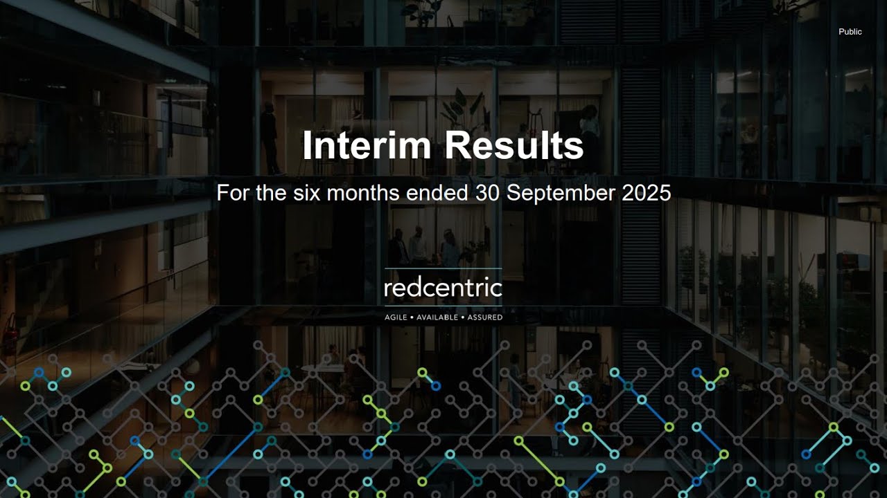 REDCENTRIC PLC - Interim Results Presentation - YouTube