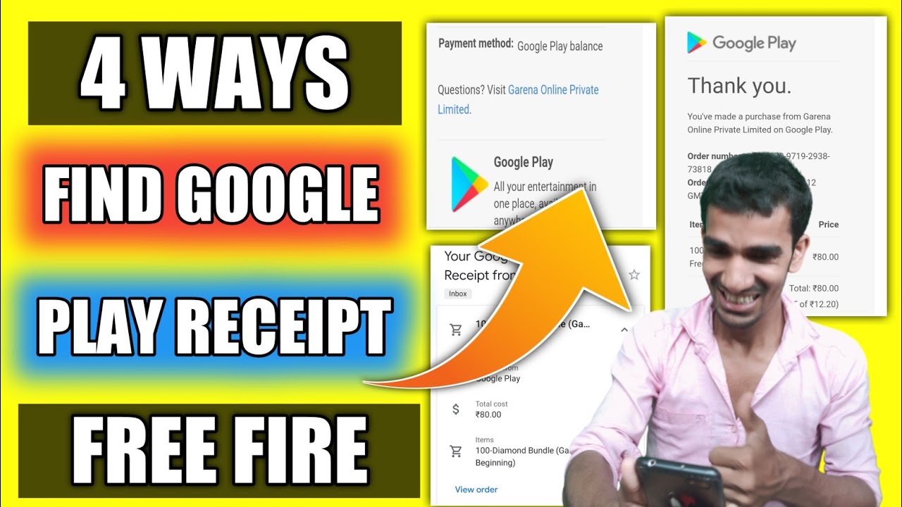 How to Find Your Google Play Receipt 2021 - 4 way to Find Google Play ...