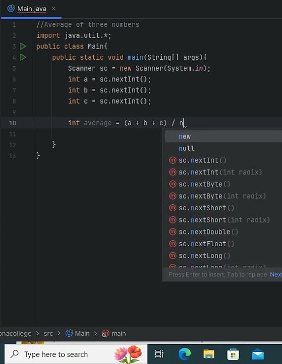Average Of 3 Three Numbers Java Easy Learning Coding Easycode Javacode Programming Easy