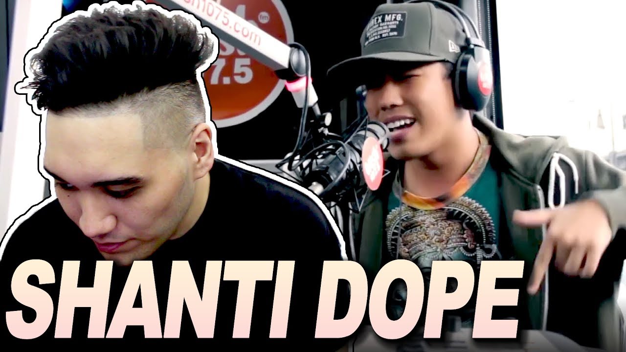 Shanti Dope performs "Shantidope" LIVE on Wish 107.5 Bus REACTION ...