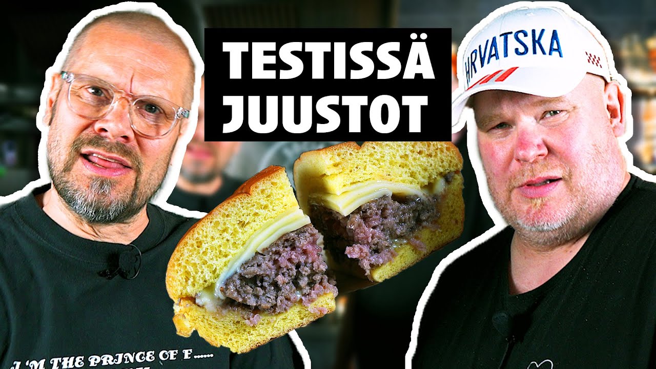 Mistä paras juusto burgeriin, 14 eri juustoa testissä - YouTube