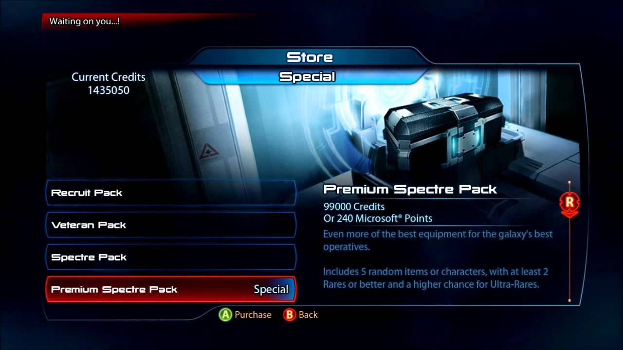 Mass Effect 3: Opening 20 Premium Spectre Packs - YouTube