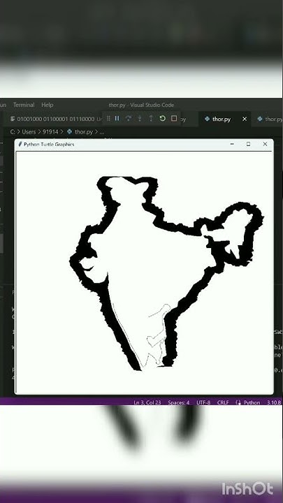 DRAW APJ Abdul KALAM BY CODE WITH RISHU # PYTHON - YouTube
