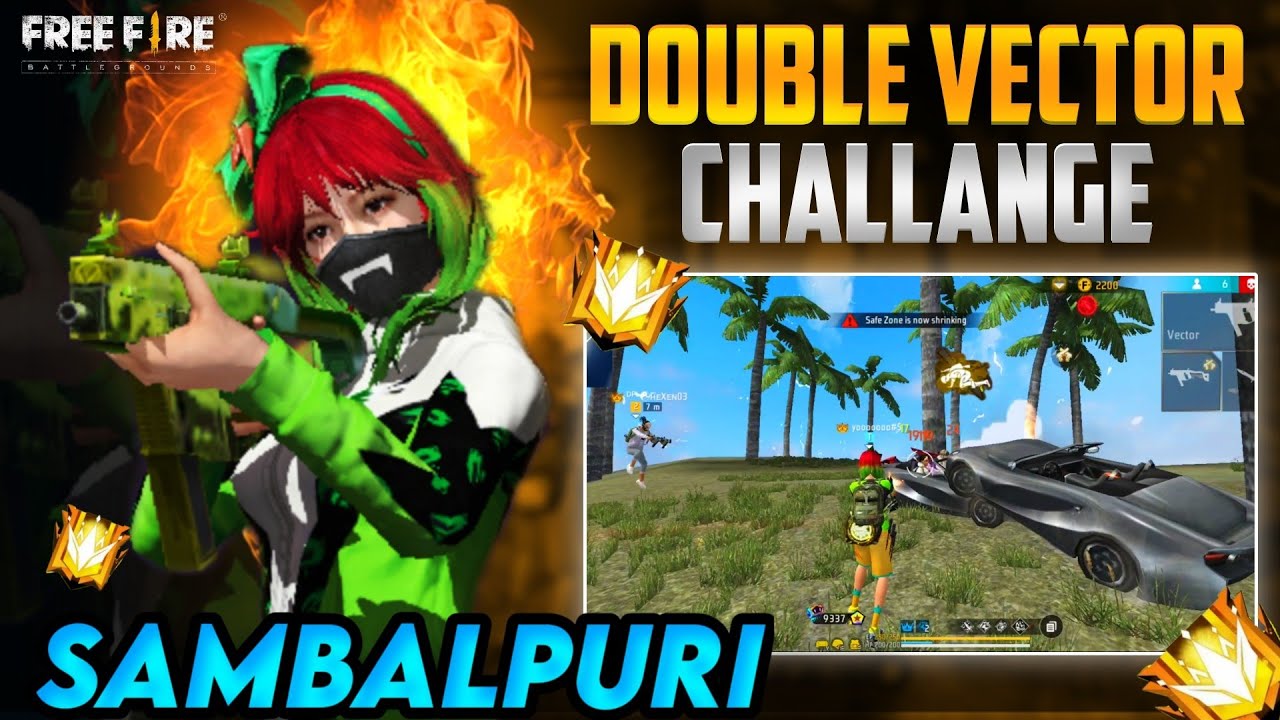Double Vector Gamply Challange free fire 🔥🔥 |#freefire freefire #vector ...