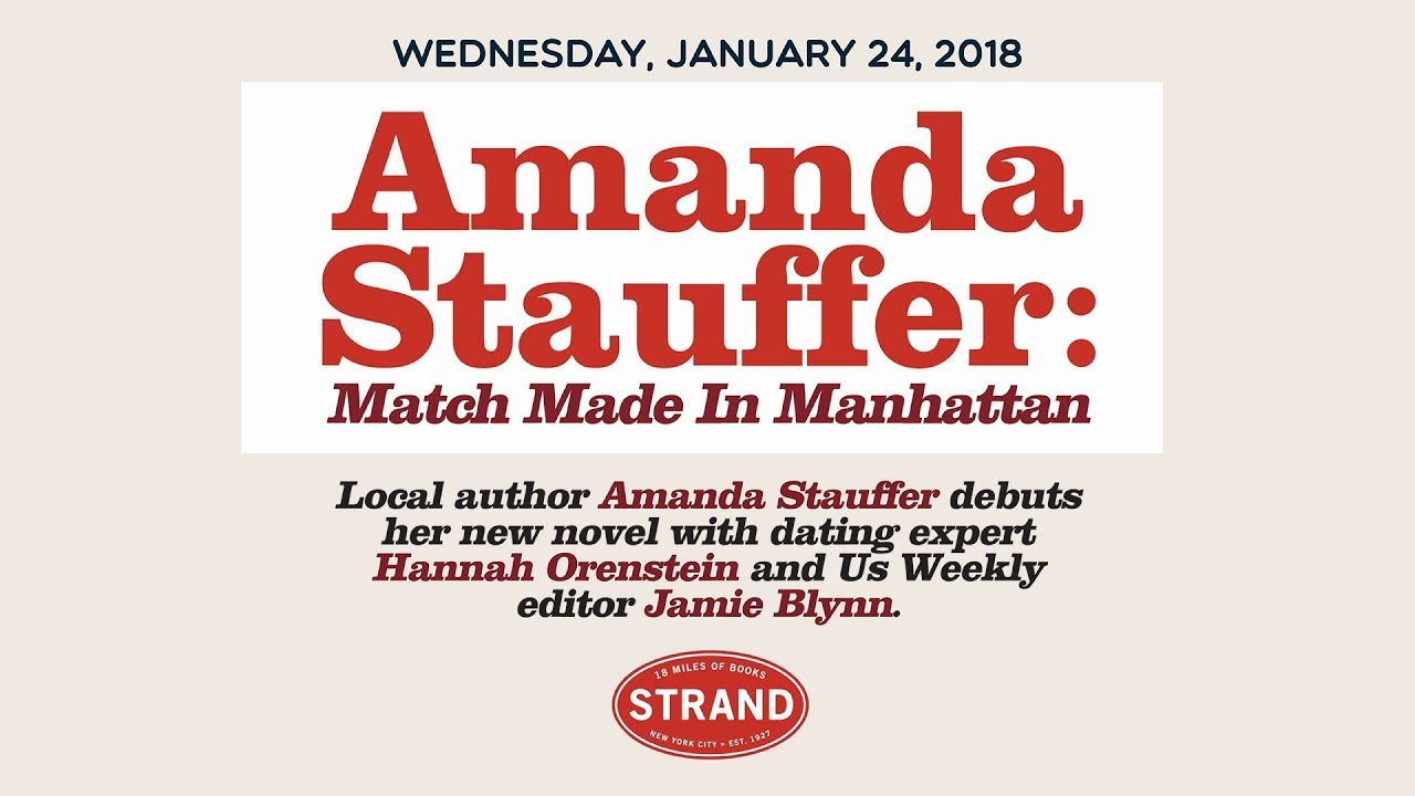 Amanda Stauffer | Match Made in Manhattan - YouTube