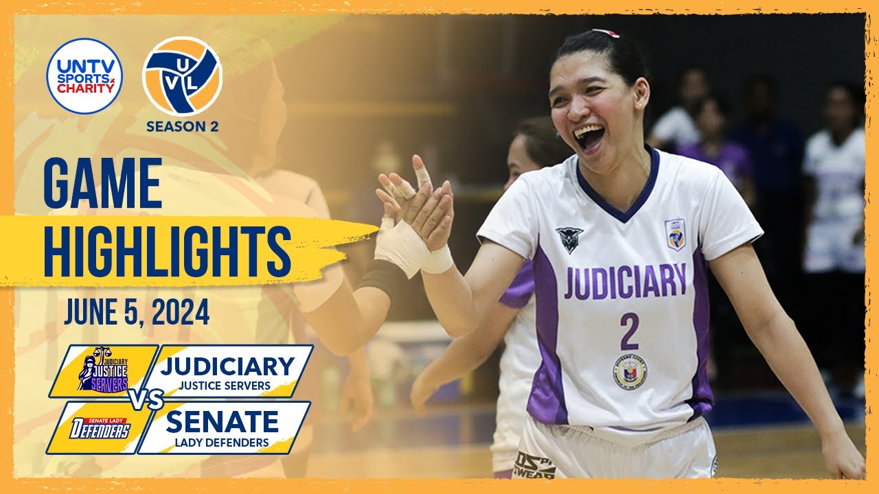 Judiciary Justice Servers vs Senate Lady Defenders GAME HIGHLIGHTS ...