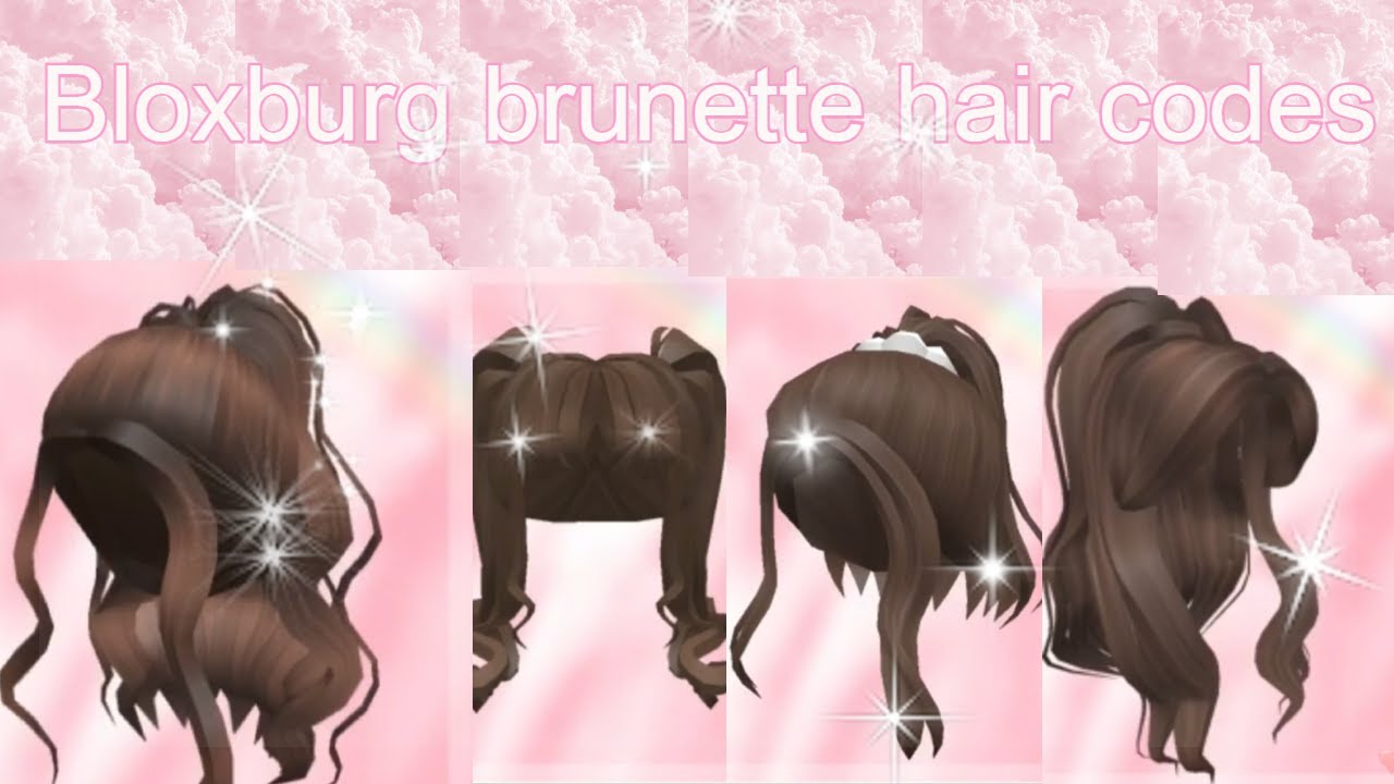 13 ponytail burette hair codes for [Roblox Bloxburg] - YouTube