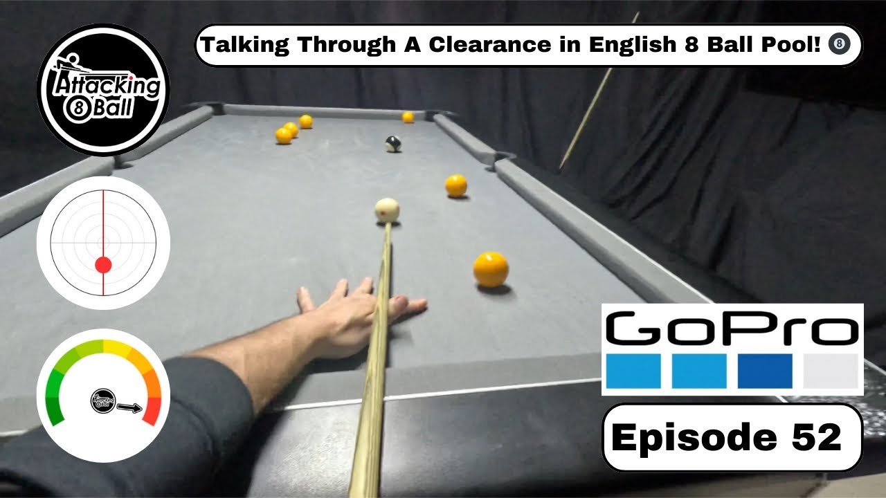 How To Clear The Table In English 8 Ball Pool - Episode 52 - YouTube