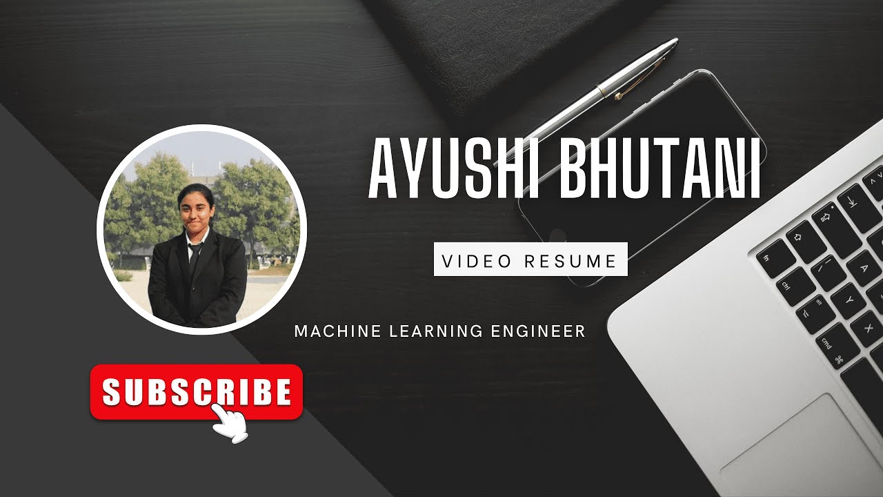 My Video Resume || MACHINE LEARNING ENGINEER || LPU - YouTube