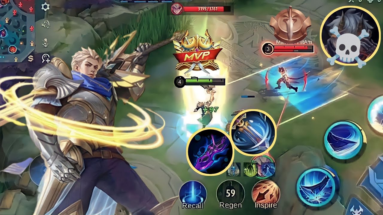 CARA ALUCARD MELAWAN DYYROT H DI EXP LANE ! ALUCARD INSPIRE MENGAMUK ...