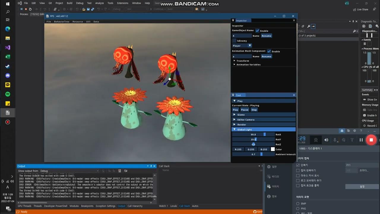 DirectX11 3D Portfolio -Toon Shader 및 각종 에디터 기능 추가 - YouTube