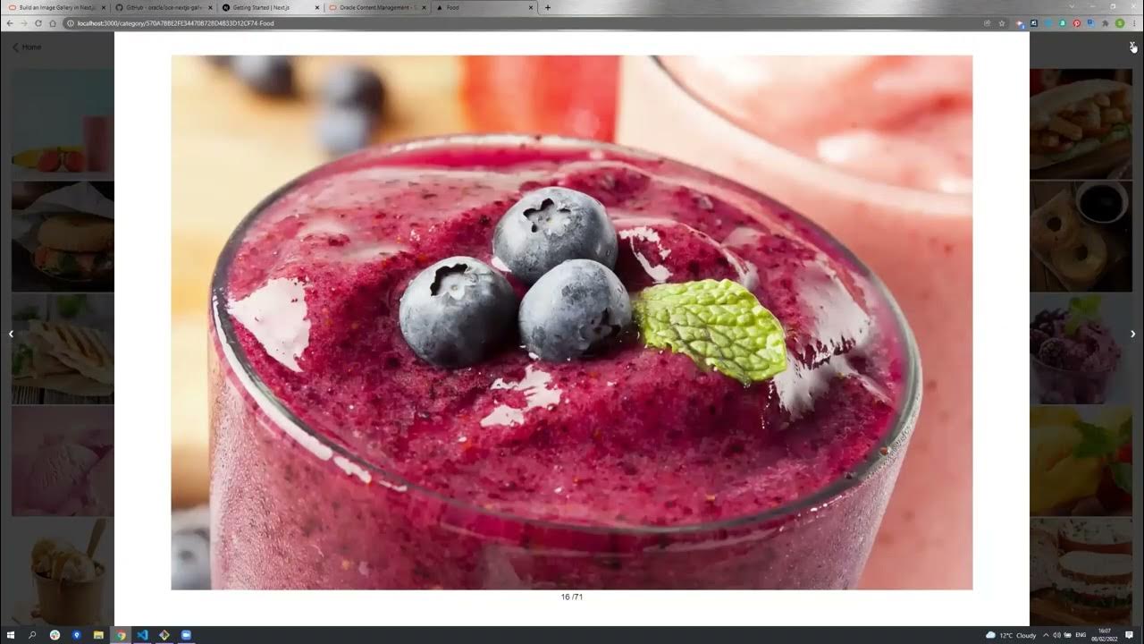 Build an Image Gallery in Next.js with Headless Oracle Content Management - YouTube