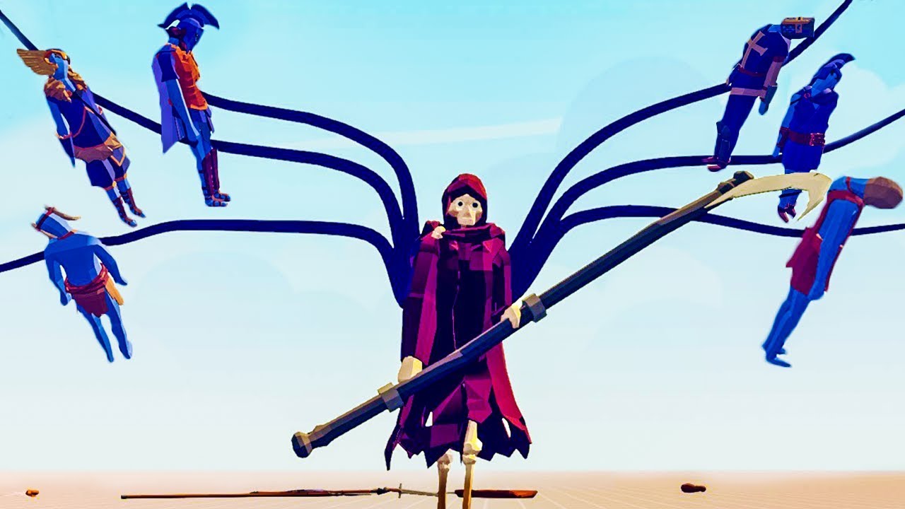 Reaper Vs Every Unit in Totally Accurate Battle Simulator - TABS - YouTube