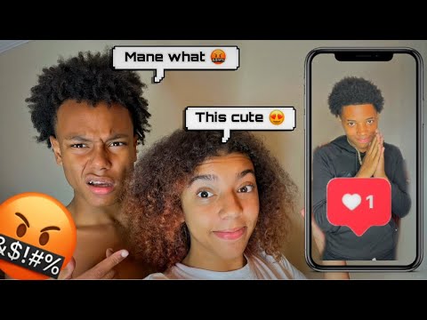 LIKING ALL MYKEL PICTURES INFRONT OF TROY 😳 - YouTube