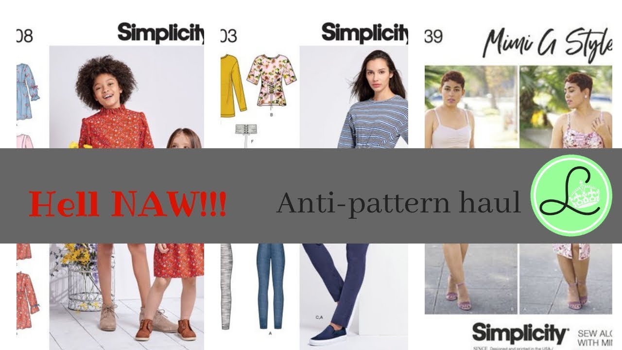 Hell Naw Sewing Pattern Anti-Haul - YouTube