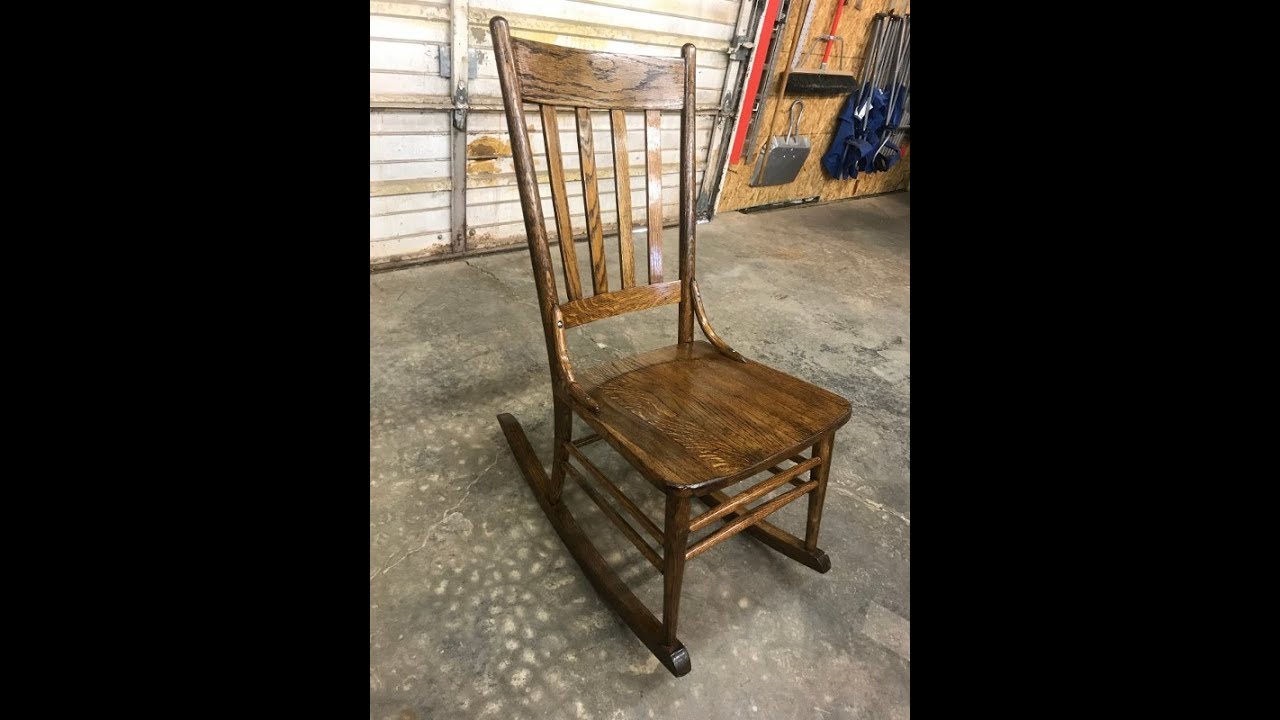 Restoring a Sewing/Nursing Rocking Chair - YouTube