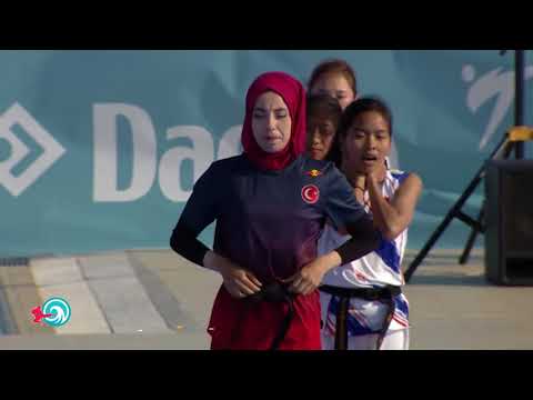 Day 4 Match Highlights of Rhodes 2018 World Taekwondo Beach Championships (KÜBRA DAĞLI)