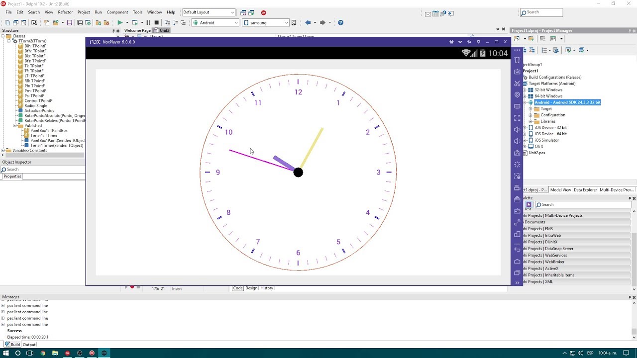 Tutorial de graficación (Parte 7): Reloj analógico (Implementación en ...