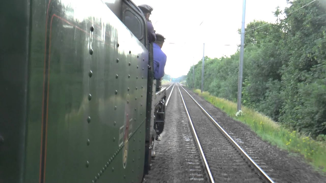 70013 Oliver Cromwell on the run to stoke tunnel from Grantham 13/07/13 ...