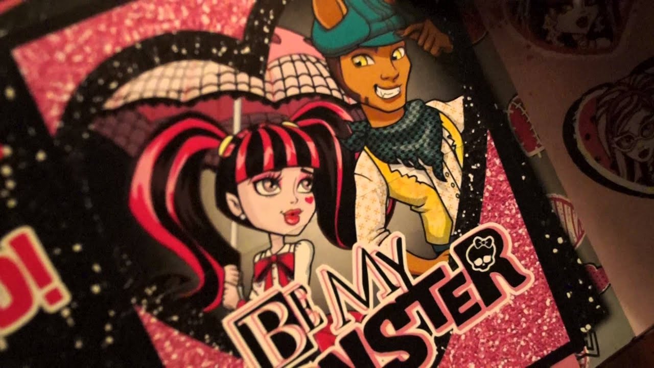 Monster High Sticker Album Completed - YouTube