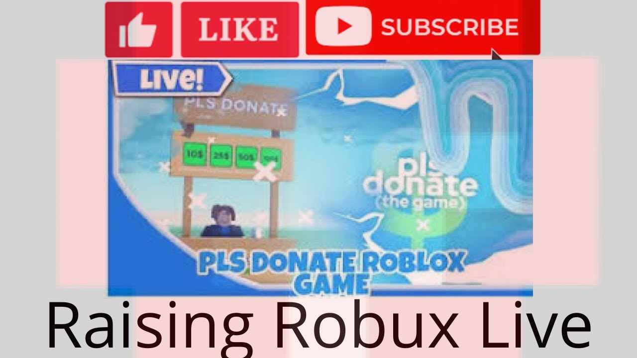 Live Robux Raising Live! - YouTube