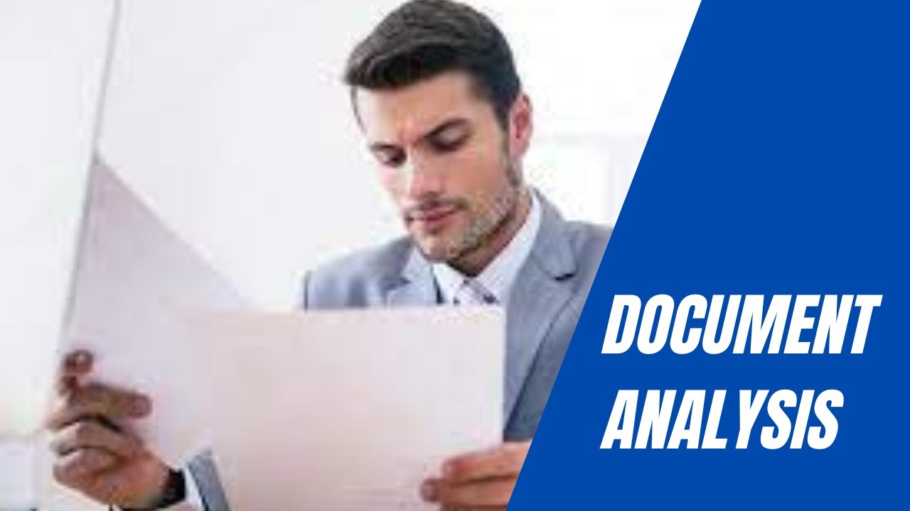 Document Analysis - YouTube