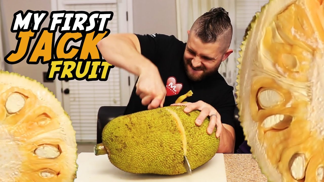 I Try Jack Fruit for the FIRST time - YouTube