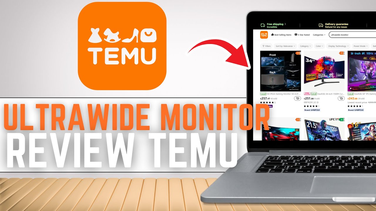 Temu Ultrawide Monitor (Full Review) 2025! - YouTube