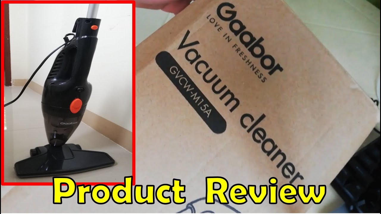 Gaabor Vacuum Cleaner GVCW-M15A Product Review - Smart Daddy - YouTube